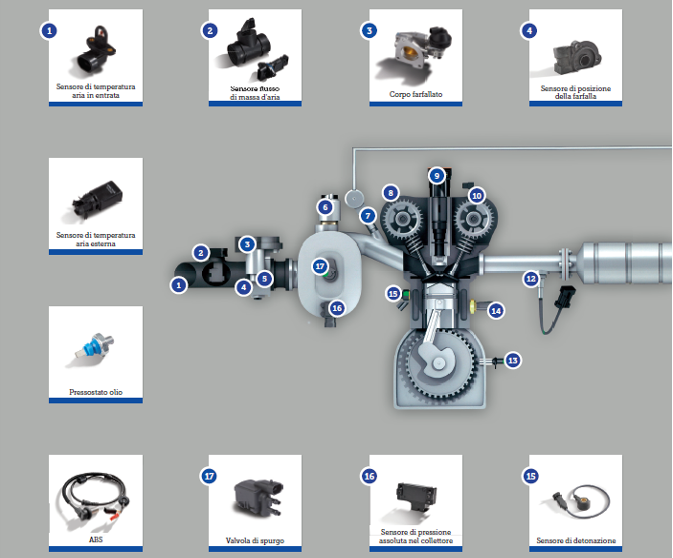 Gamma sensori Delphi - PartsWeb