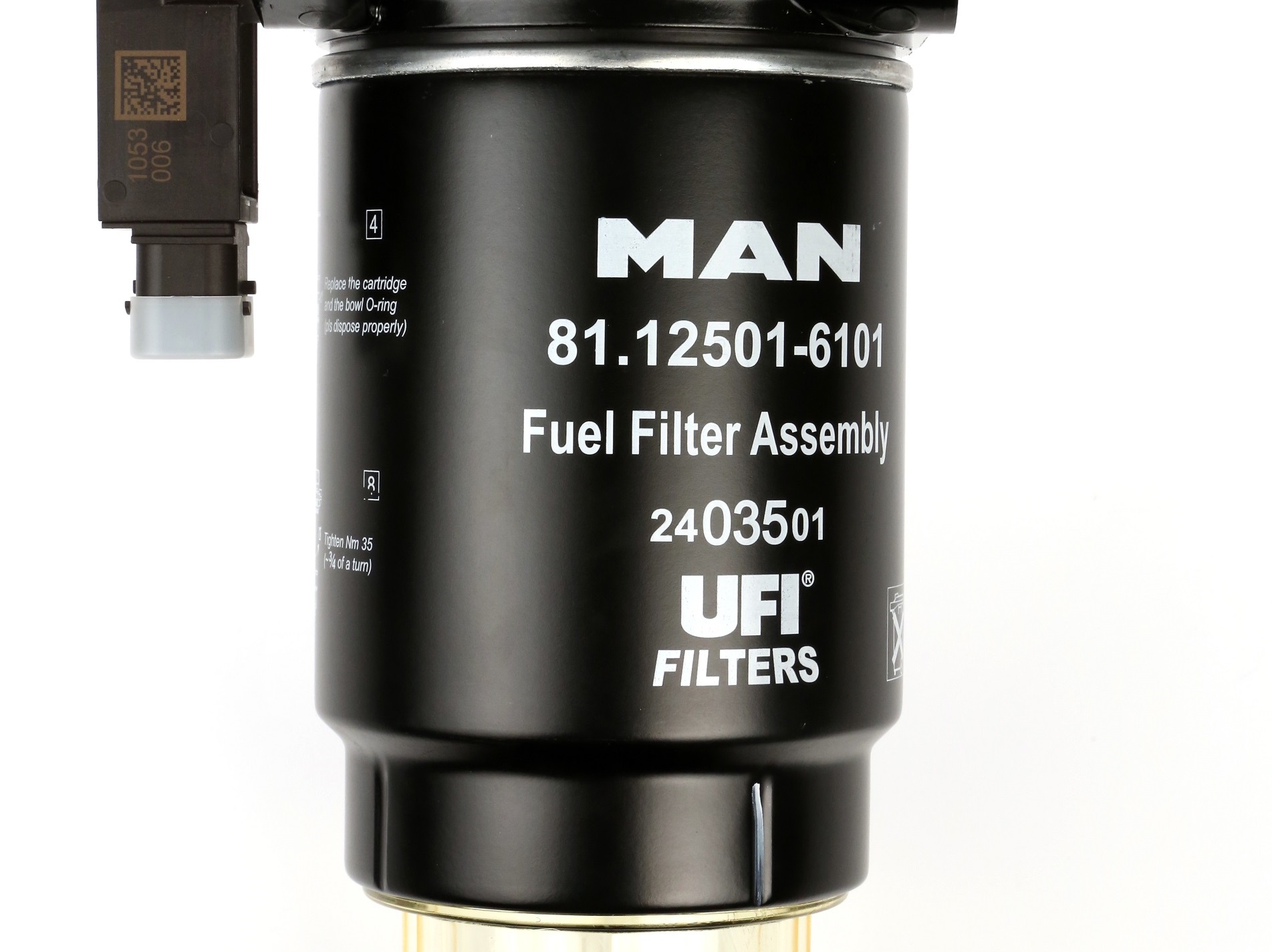 MAN Truck equipaggiata con il pre-filtro gasolio UFI Filters - PartsWeb