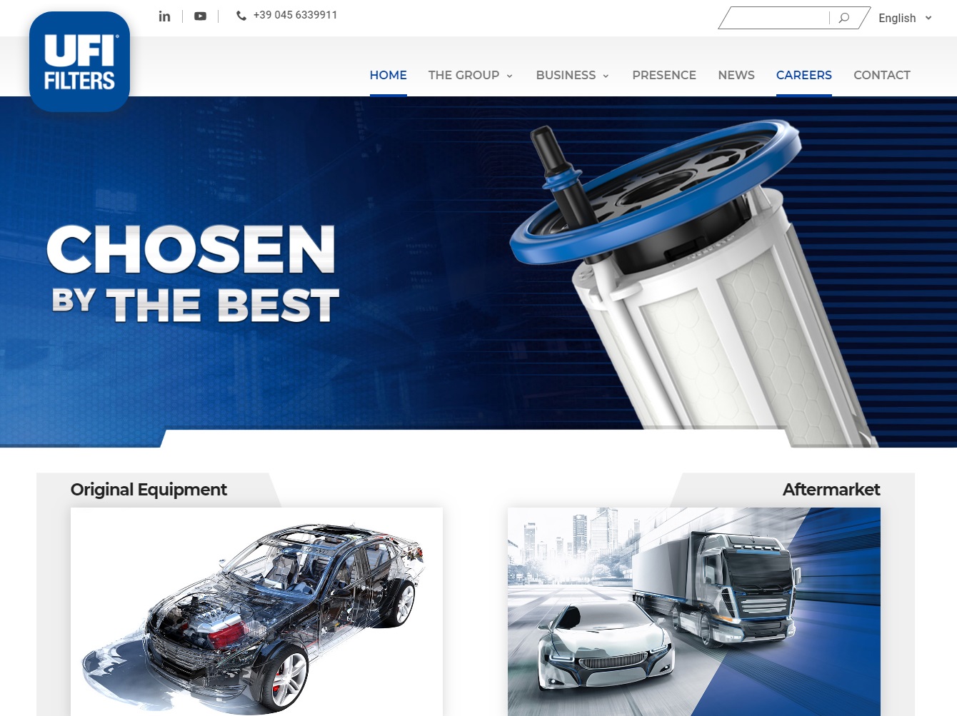UFI Filters lancia i suoi nuovi siti web - PartsWeb
