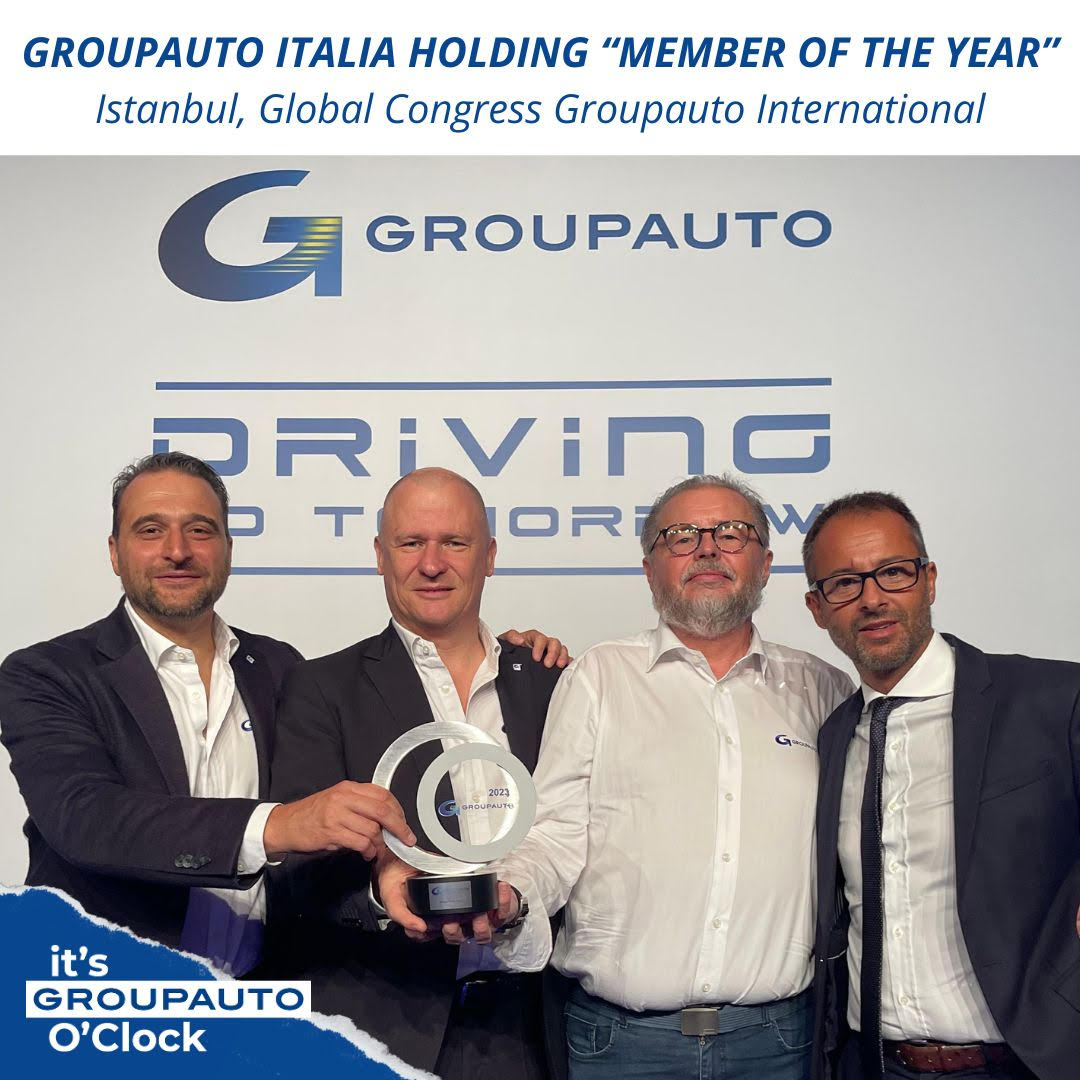 GROUPAUTO ITALIA HOLDING eletta Member of The Year 2023 al Global Congress di Groupauto ...