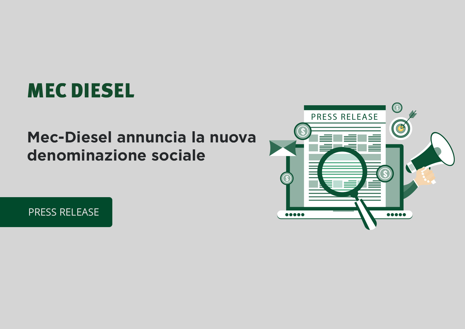 Mec-Diesel annuncia la nuova denominazione sociale - PartsWeb