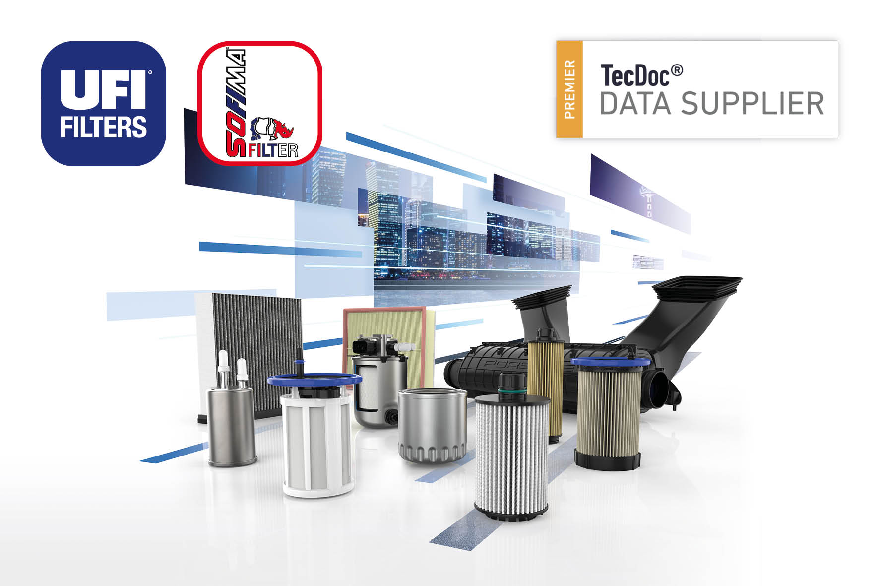 UFI Filters e SOFIMA Filter riconosciuti “TecDoc Premier Data Supplier ...