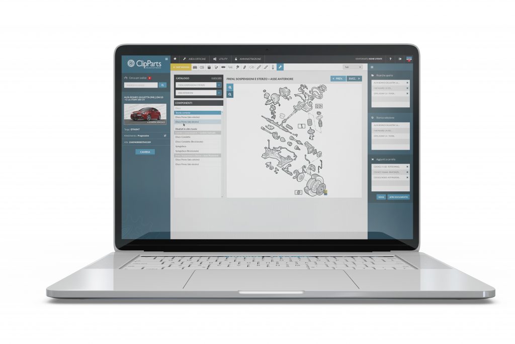 ClipParts: nuova versione online della banca dati ClipParts - Partsweb