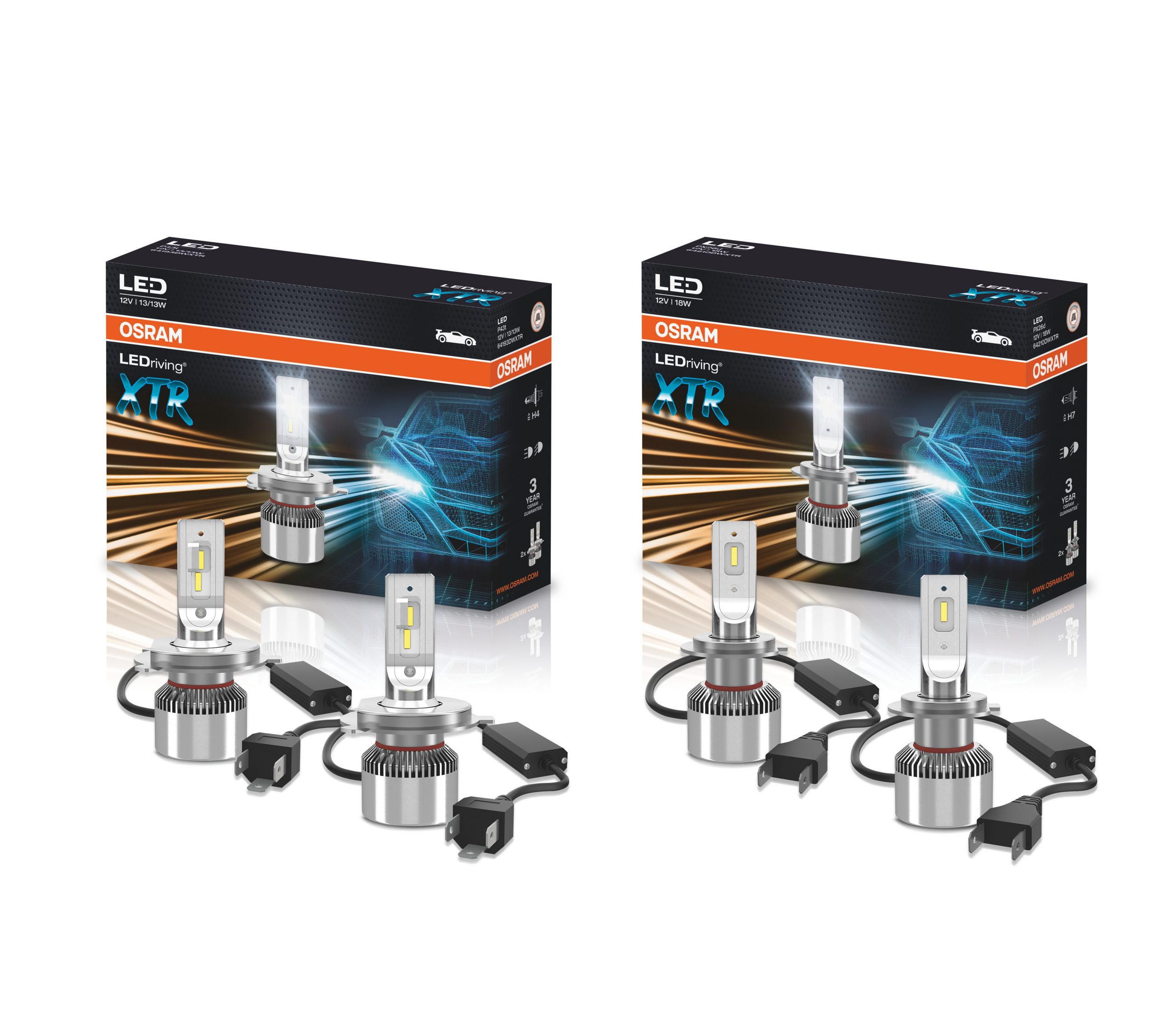 Lampade led OSRAM LEDriving XTR: nuove lampade a led per auto uso offroad